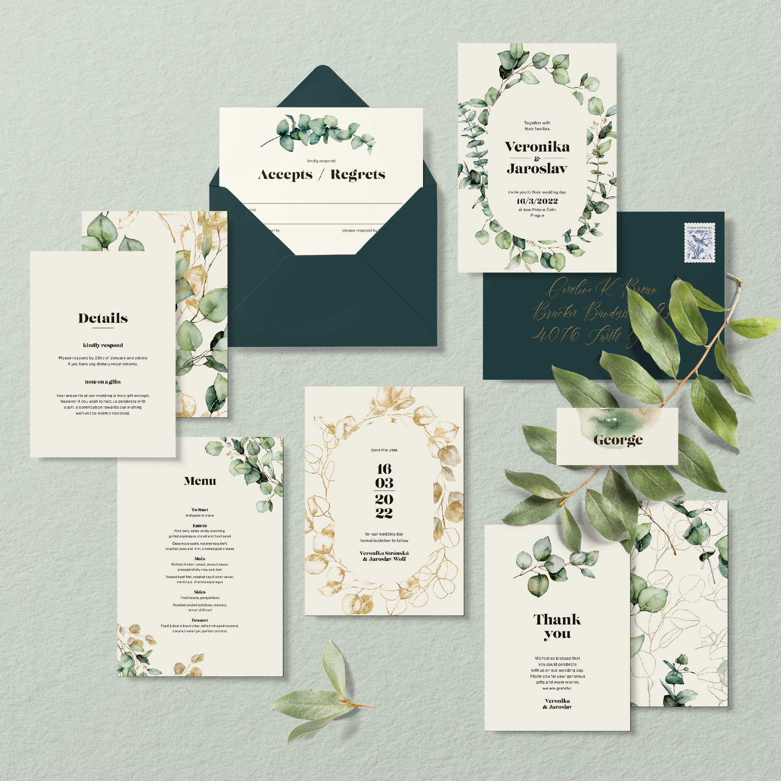 Wedding Announcement – BOHEMIA PAPER (International)