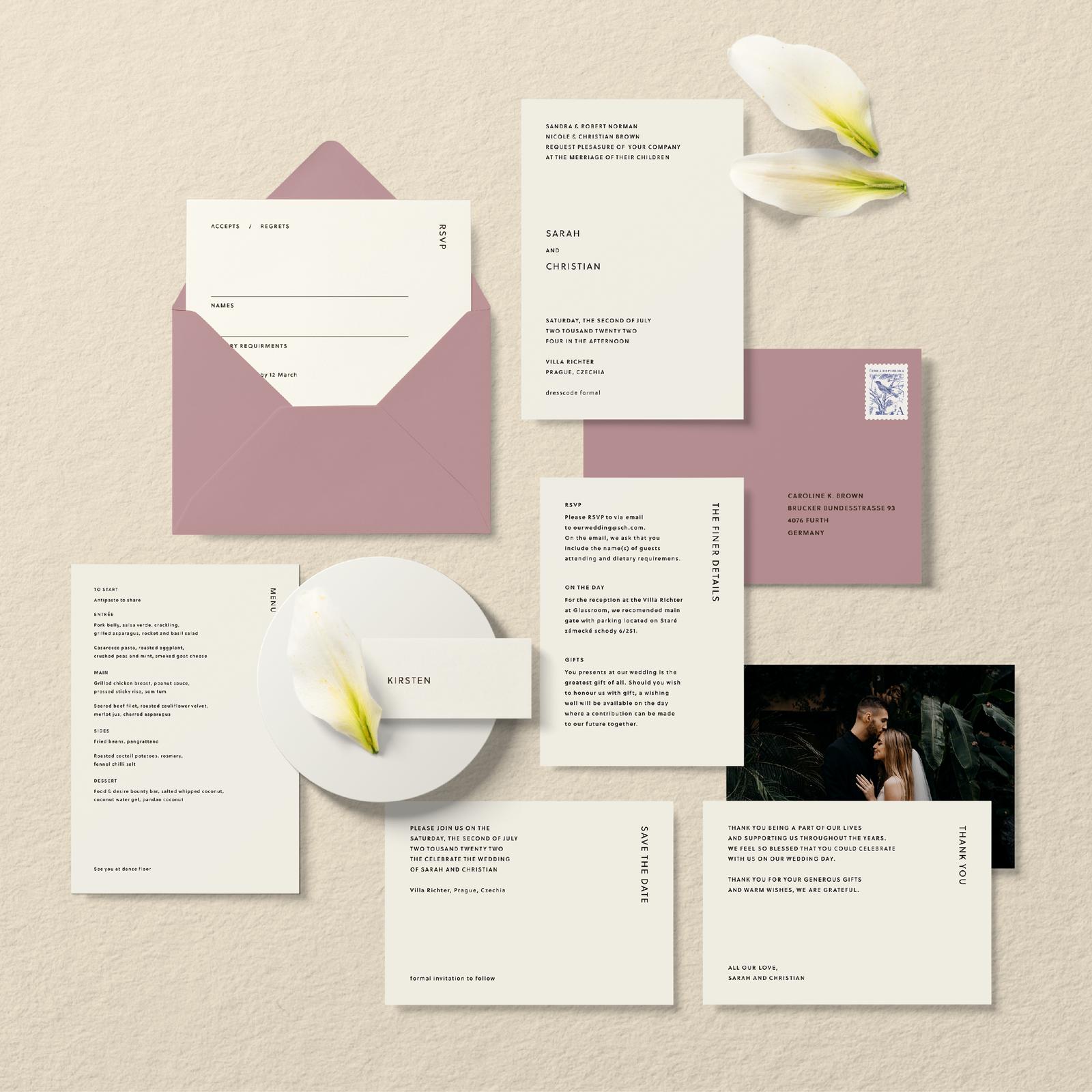 Wedding Announcement – BOHEMIA PAPER (International)