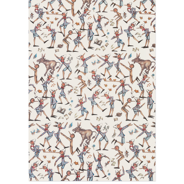 Rossi Pinocchio Wrapping Paper – BOHEMIA PAPER (International)